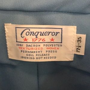 Conqueror 1776 | Shirts | Conqueror 776 Mens Blue Uniform Shirt Nwot ...